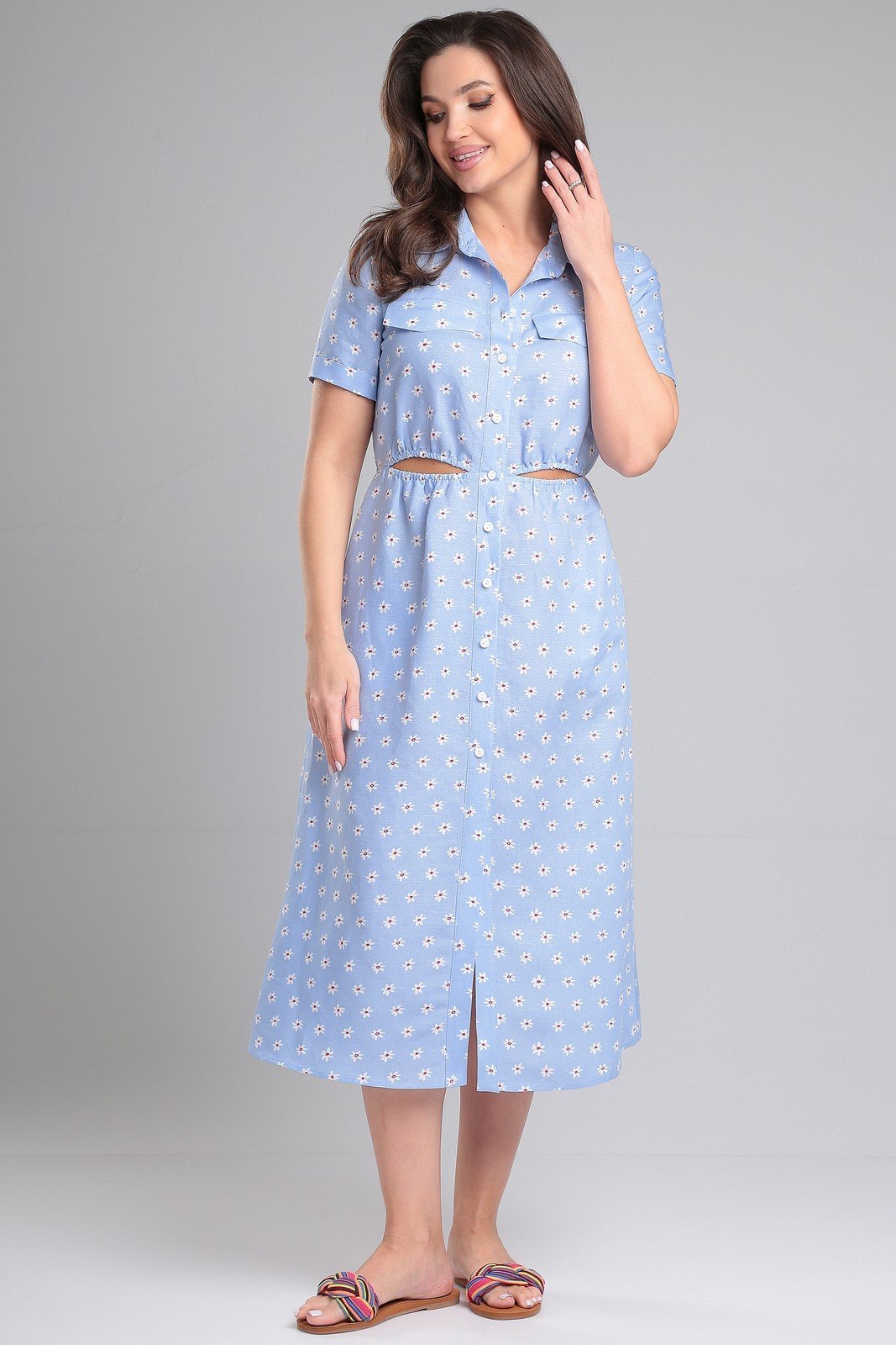 Платье 16425 цветы LeNata купить в интернет магазине | в наличии